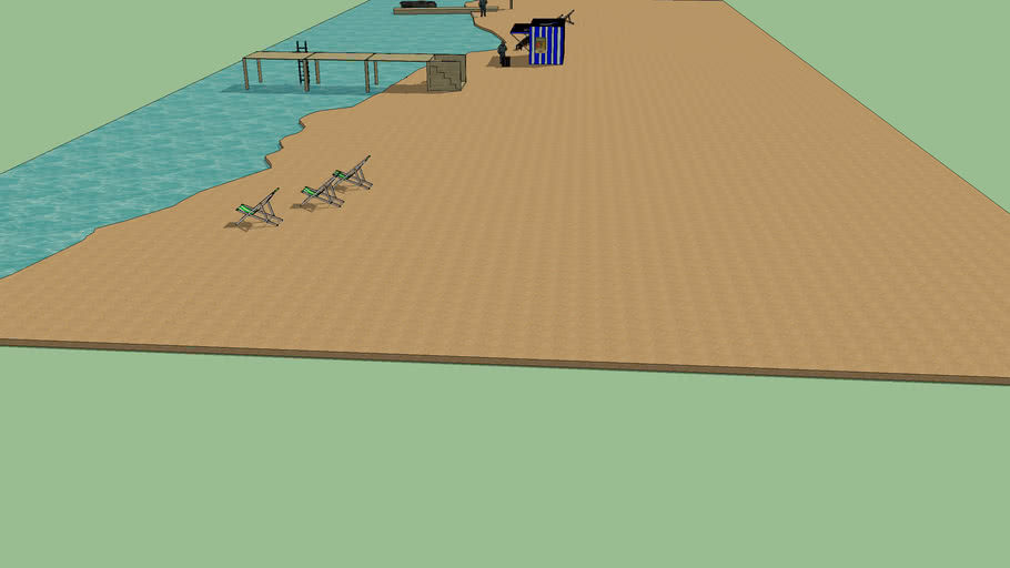 Beach diorama | 3D Warehouse