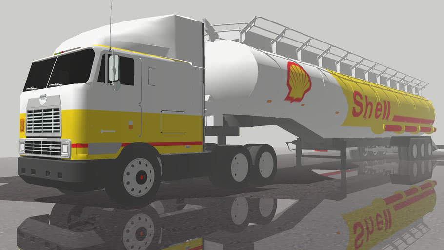 Shell Gas Tanker, Tanker | 3D Warehouse