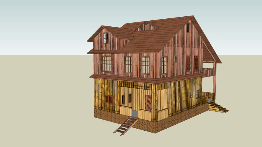 Wood house | 3D Warehouse