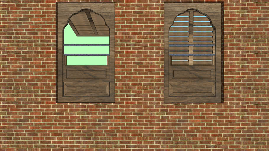 Wooden Classic Nepali Window | 3D Warehouse