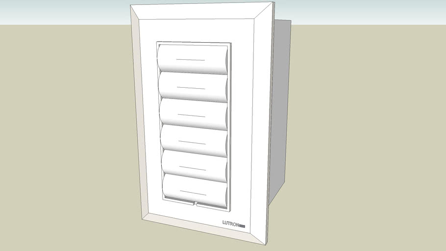 Lutron 6 Button Keypad | 3D Warehouse