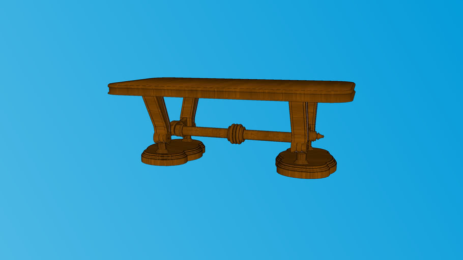 Luxury Classic Dining Table | 3D Warehouse