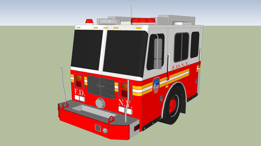 FDNY Engine Cab | 3D Warehouse
