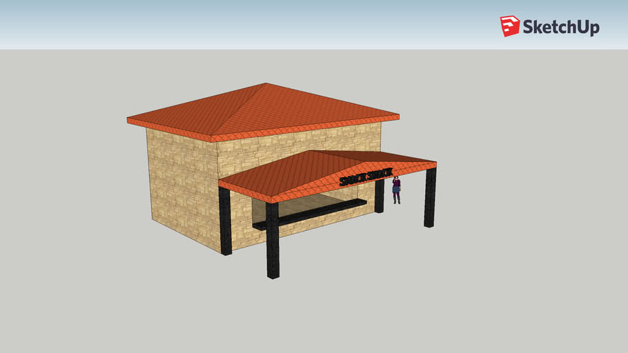 Concession Stand Building | 3D Warehouse