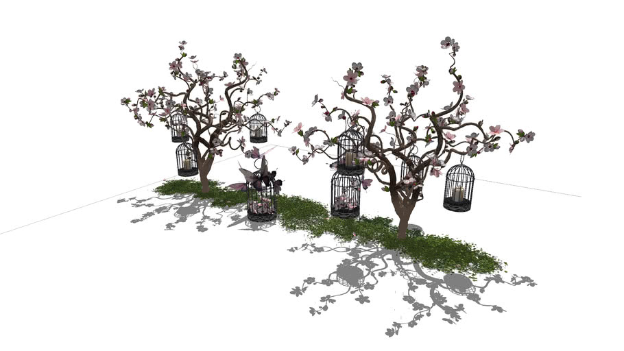 Flower Arrangement Decoration Dekorasi Bunga 2 | 3D Warehouse