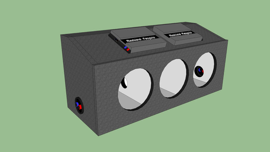 3x 10' Subwoofer Enclosure Design | 3D Warehouse
