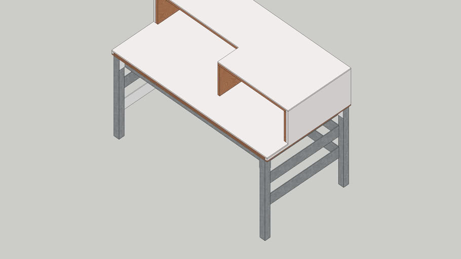 Lab Table in Ind.COM ITechno KRU | 3D Warehouse