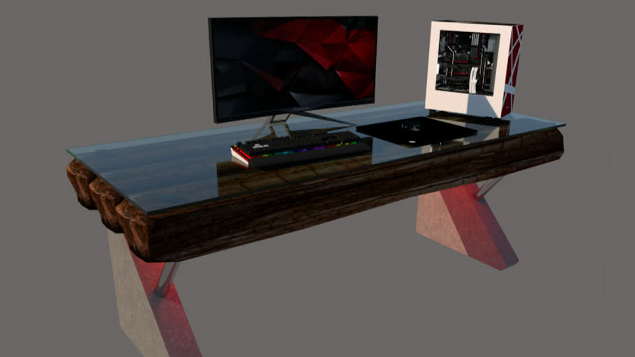 gaming desk | 3D Warehouse