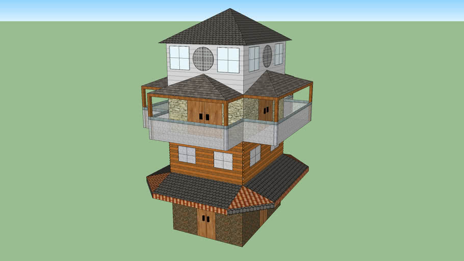 Symmetrical Building | 3D Warehouse
