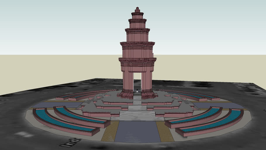 Independence Monument in Cambodia | 3D Warehouse