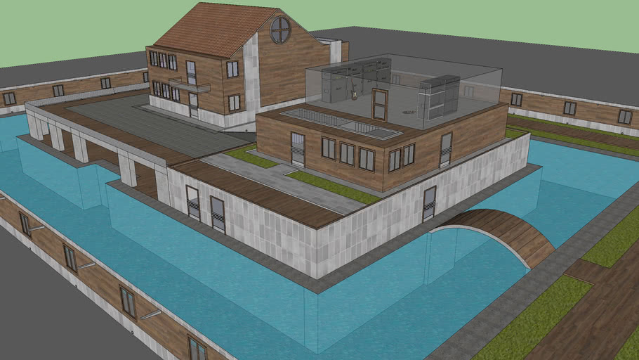 Huge House with a Music Studio Inside! | 3D Warehouse