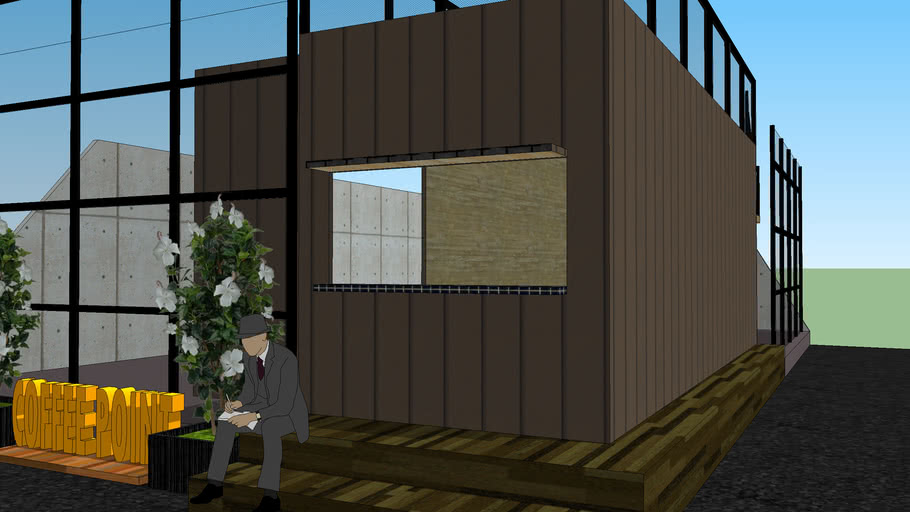 Cafe Container Design | 3D Warehouse
