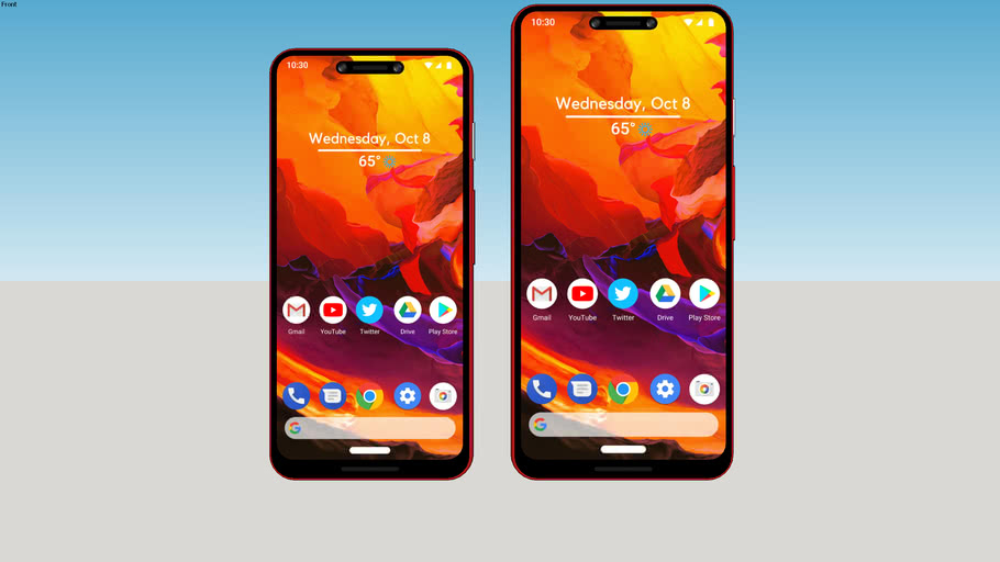 Google Pixel 4 & 4 XL · Smartphone Concept | 3D Warehouse