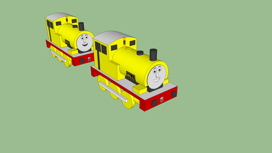 Bill and Ben the Tank Engine Twins | 3D Warehouse