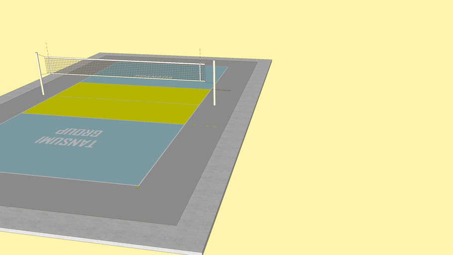 lapang voli | 3D Warehouse