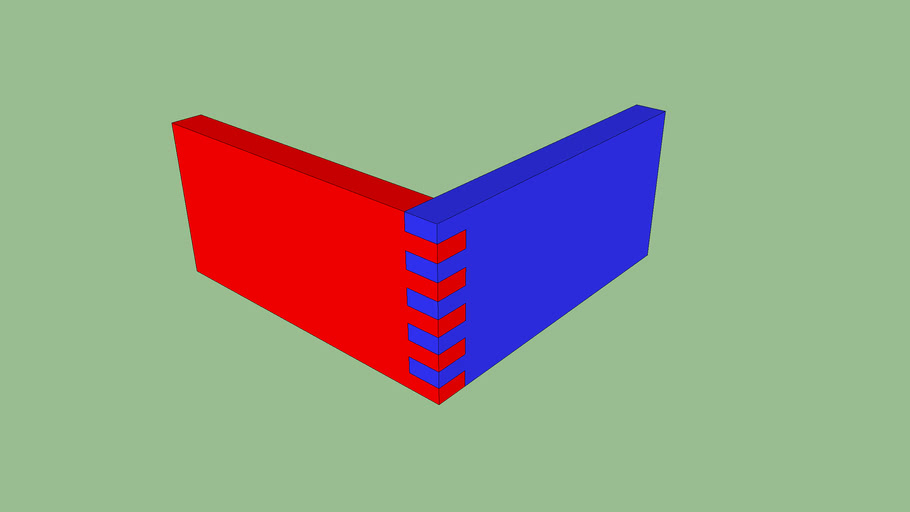 Box Joint or Finger Joint | 3D Warehouse