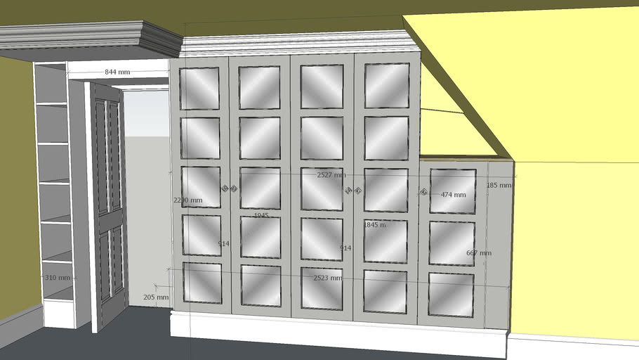 Fitted Wardrobe Design | 3D Warehouse