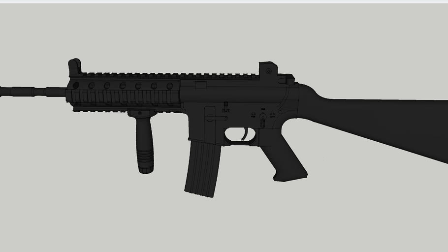 M4A5 .223 Assault Rifle | 3D Warehouse