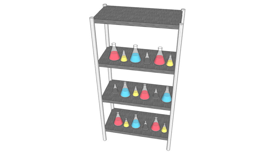 Lab Shelves | 3D Warehouse