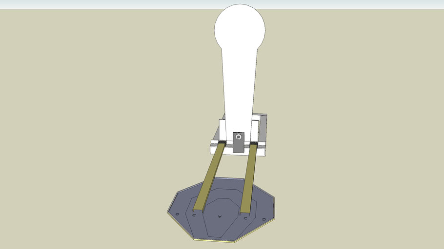 IPSC metal popper + normal target (PP+T) | 3D Warehouse