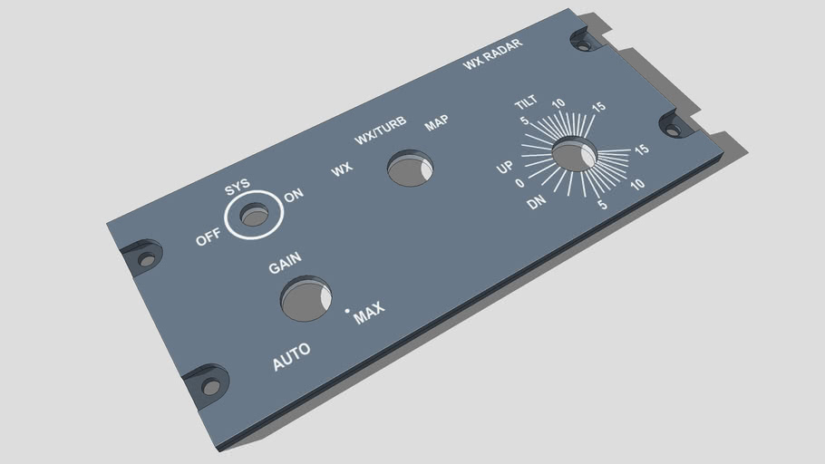 Radar Panel | 3D Warehouse