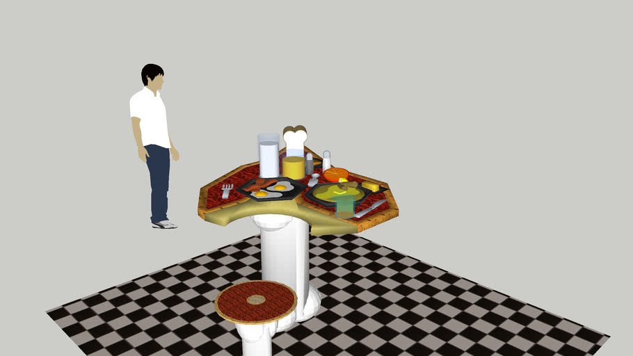 T-Bone Table | 3D Warehouse