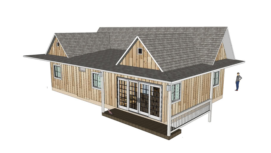 farmhouse pinewood | 3D Warehouse