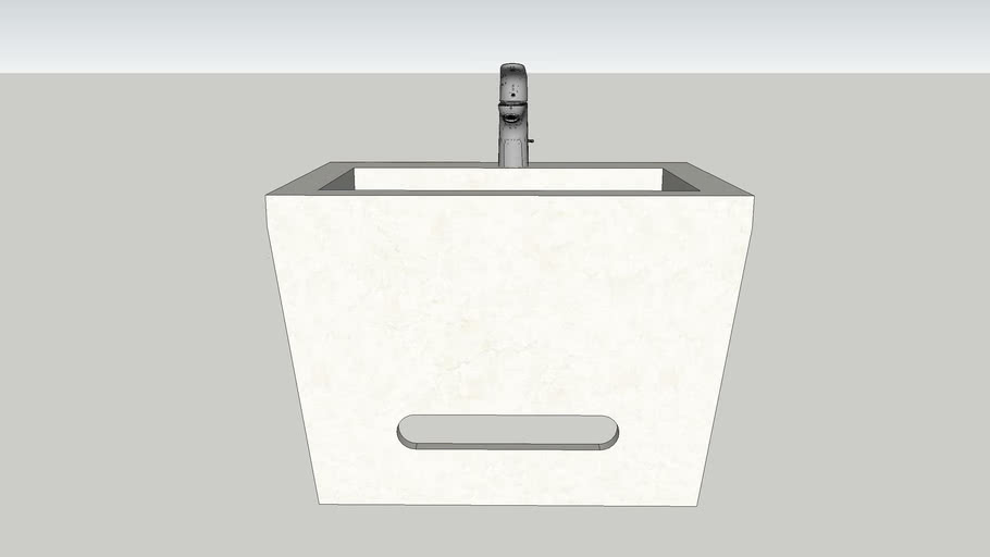 Lavabo Vanity San Denis Interceramic | 3D Warehouse