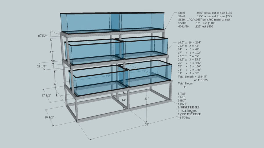 30g Breeder Tank Stand | 3D Warehouse