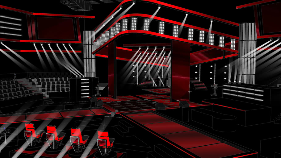 The Voice - Live Show - Stage | 3D Warehouse