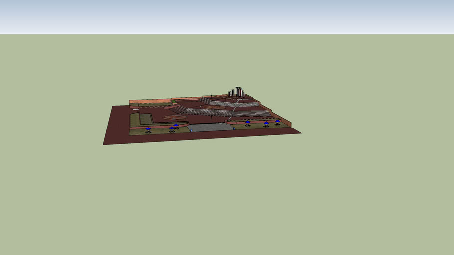 Complete Shaheed Minar Model. | 3D Warehouse