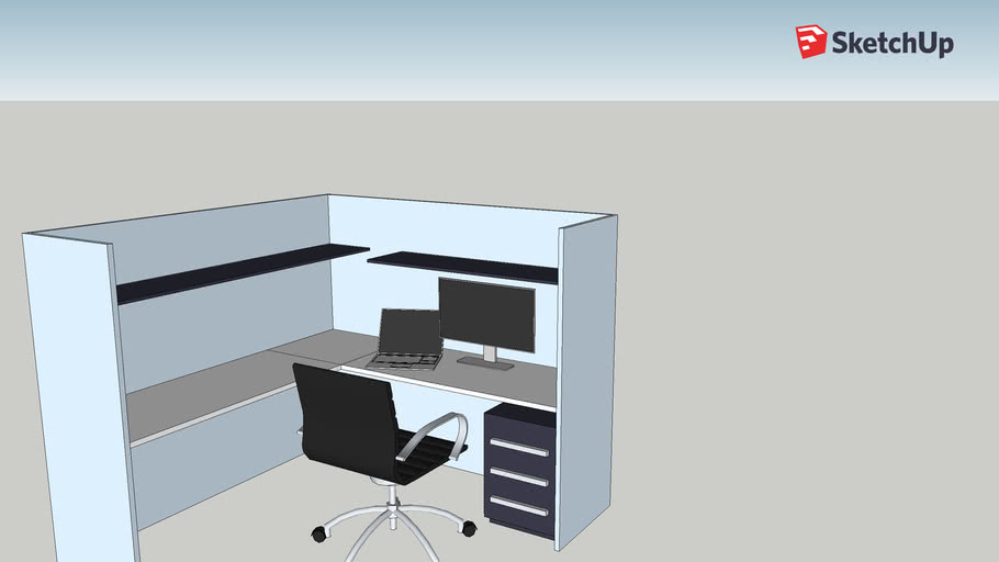 Office Cubicle | 3D Warehouse