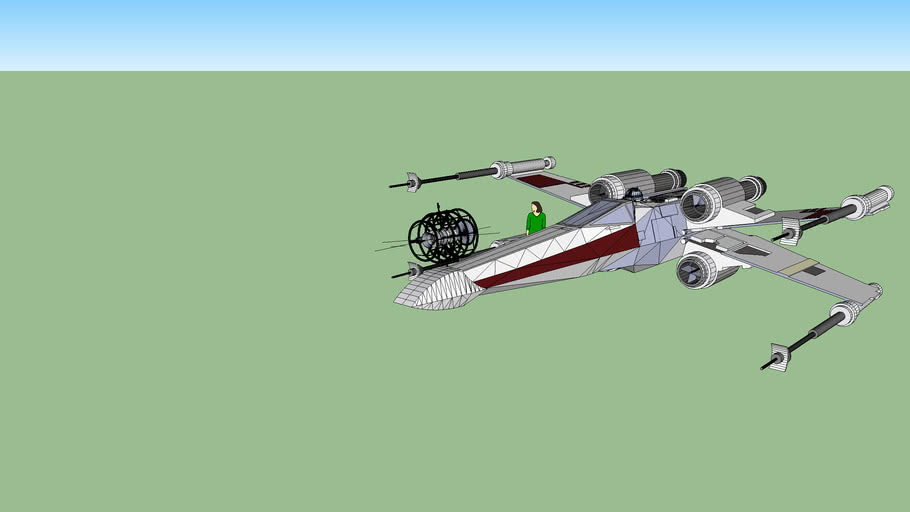 x_wing_drive | 3D Warehouse