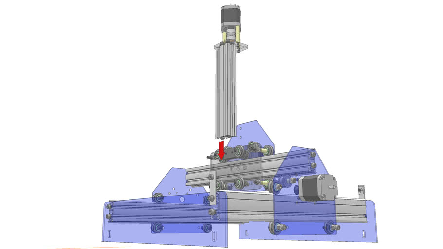 Shapeoko 013 Frame Gantry Z Axis Assembley | 3D Warehouse