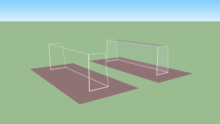 Ворота футбольные Football gates | 3D Warehouse