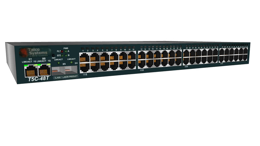 Telco Systems T5C-48T switch | 3D Warehouse