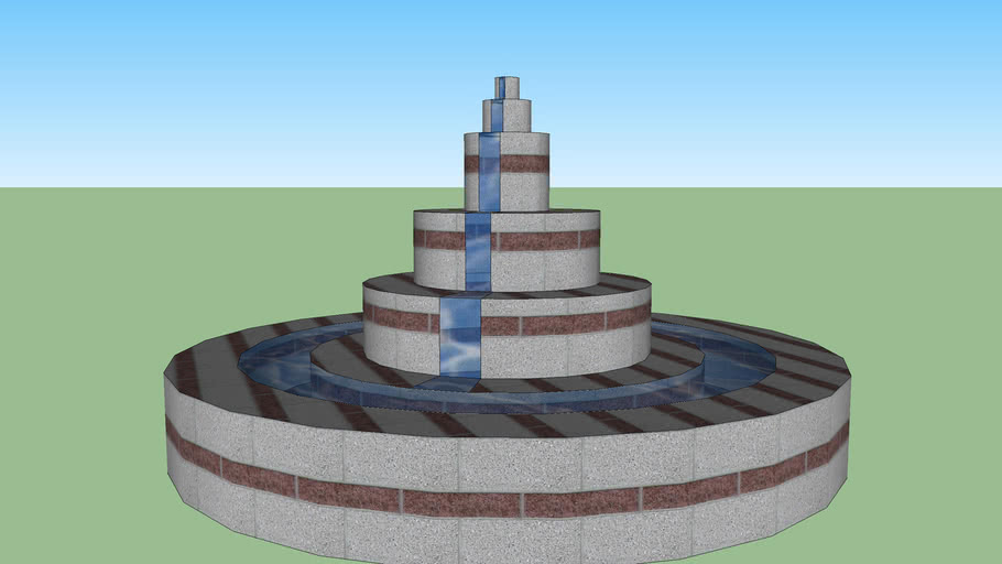 Fuente de agua/Water Fountain | 3D Warehouse
