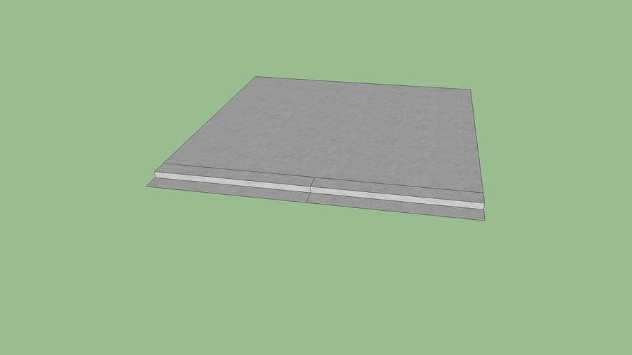 Sidewalk section | 3D Warehouse
