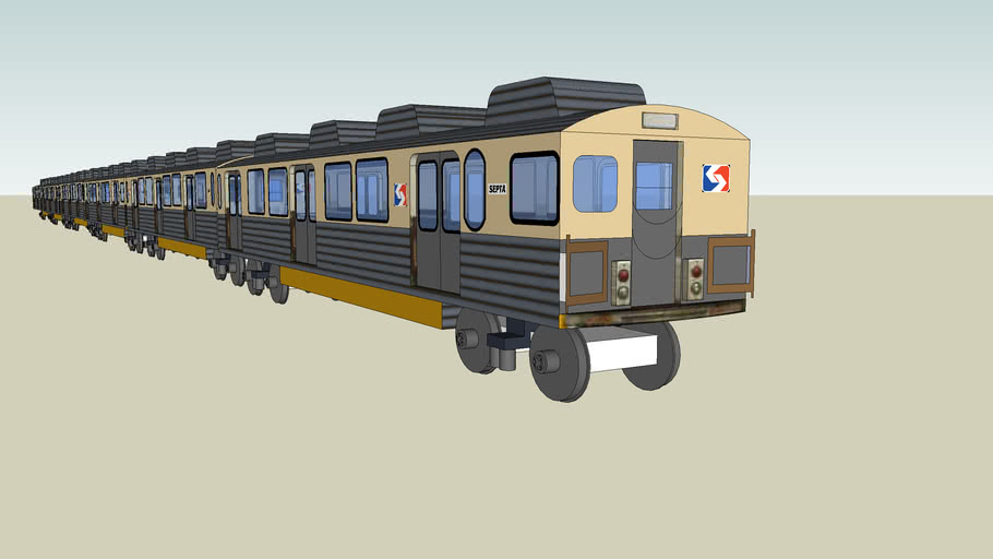 SEPTA Almond Joy Cars | 3D Warehouse