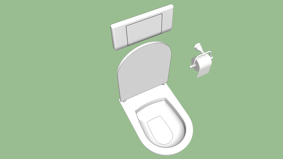 modified toilet model | 3D Warehouse