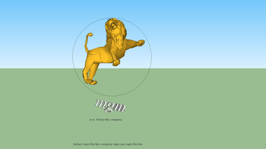 mgm logo | 3D Warehouse
