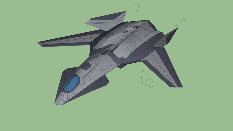 F/A-37 Talon with open wings and tails | 3D Warehouse