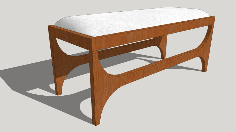 CUSHIONED BENCH | 3D Warehouse
