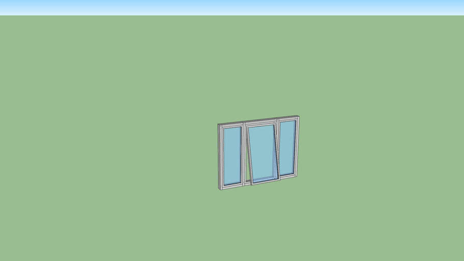 Fixed & Open able window | 3D Warehouse