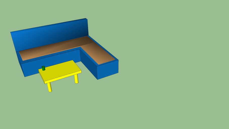 sofa and table | 3D Warehouse
