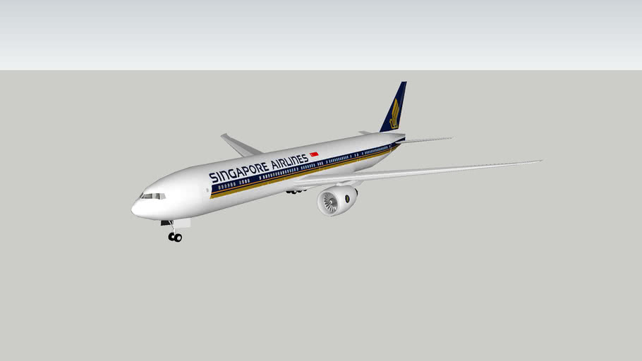 Singapore Airlines Boeing 777-300ER | 3D Warehouse