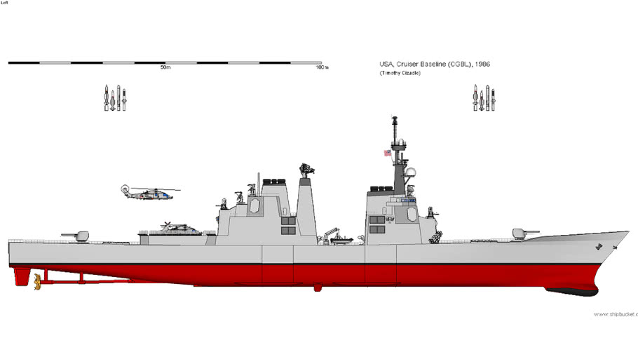 USN CGBL - Cruiser Baseline - 1986 WIP | 3D Warehouse