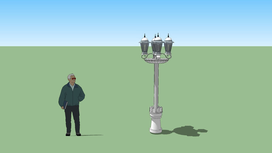 Classic Lamp Post | 3D Warehouse