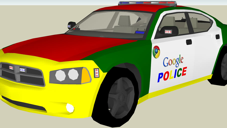 Google Police Theme Car | 3D Warehouse