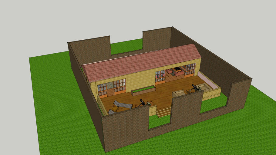 anti zombie house | 3D Warehouse